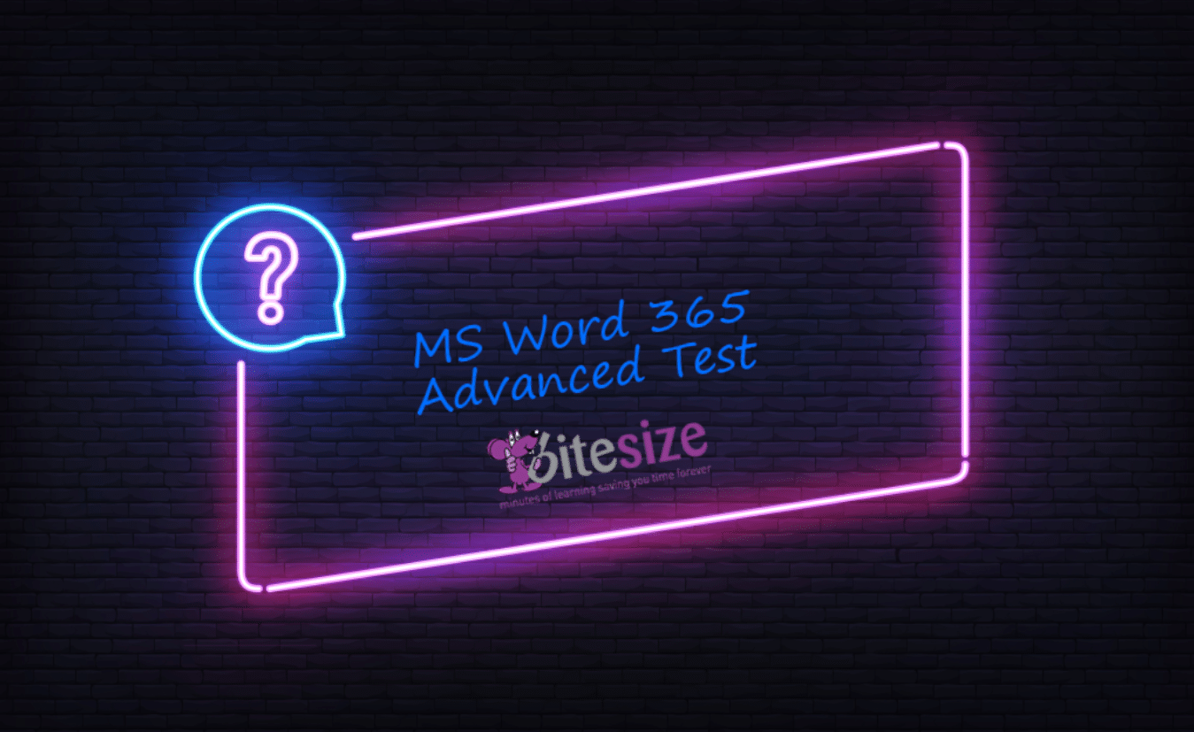 Microsoft Office Testing - Bite Size